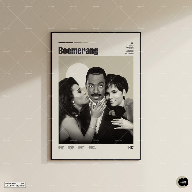 Boomerang, Retro Movie Poster, Midcentury Modern, Retro Tv Show Poster ...