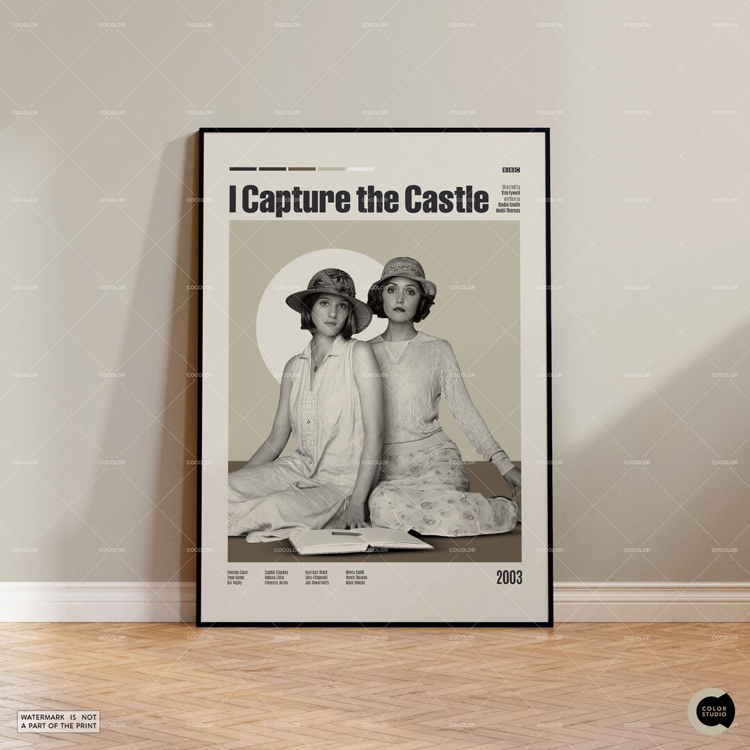 I Capture the Castle, Retro Movie Poster, Midcentury Modern, Retro Tv ...