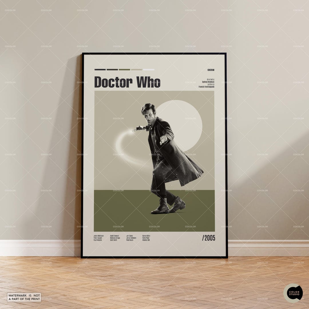 Dr Who, Retro Movie Poster, Midcentury Modern, Retro Tv Show Poster ...