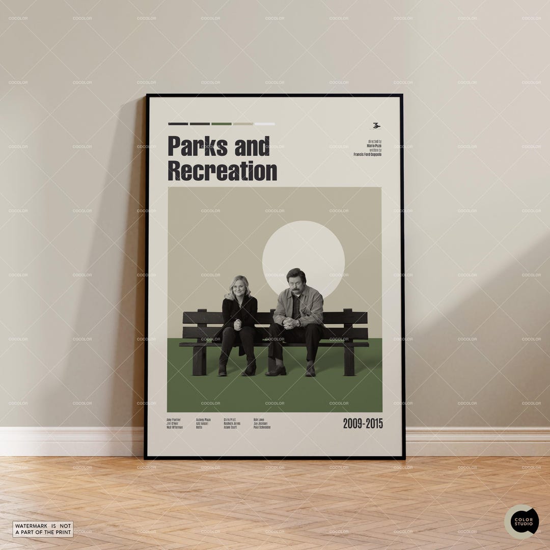 Parks and Recreation, Retro Movie Poster, Midcentury Modern, Retro Tv ...