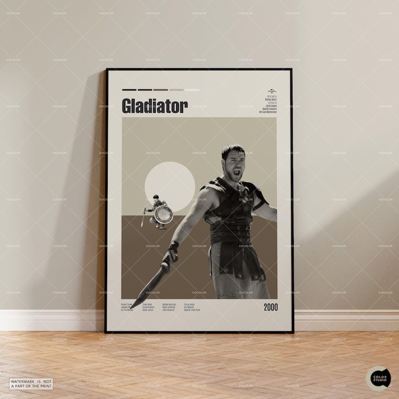 Gladiator Poster - Etsy