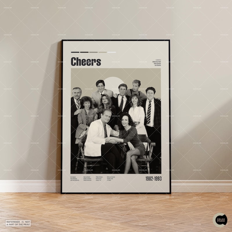 Cheers Wall Art Tv Show - Etsy