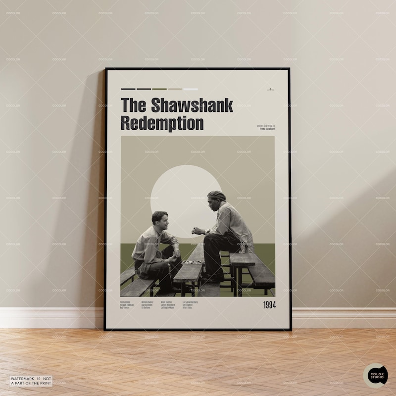Shawshank Redemption Poster - Etsy