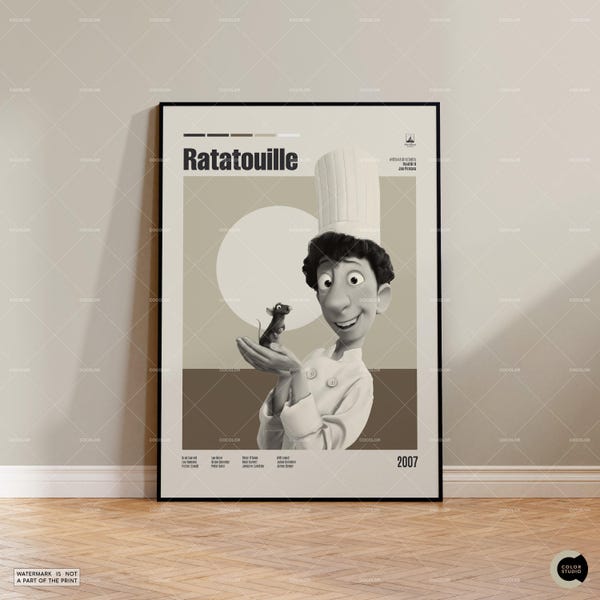 Ratatouille Paper Poster - Etsy UK