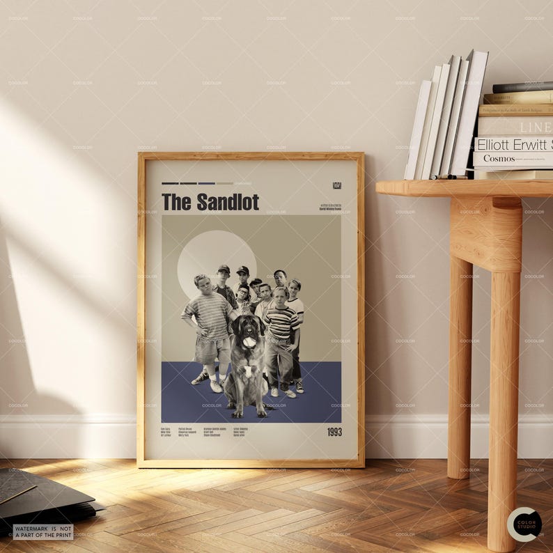 The Sandlot, Retro Movie Poster, Midcentury Modern, Retro Tv Show ...
