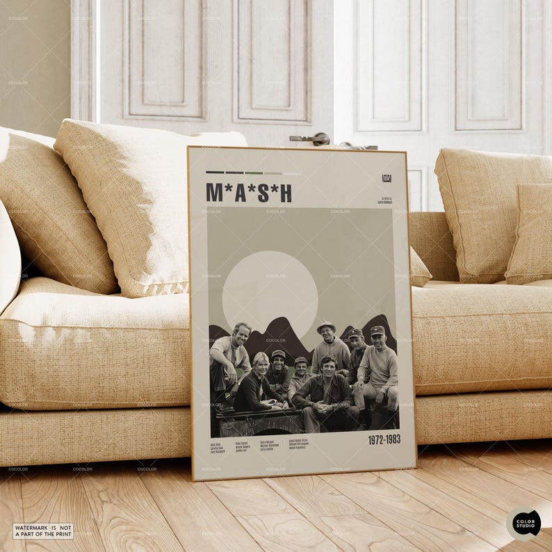 Mash, Robert Altman, Vintage Movie Poster, Retro Modern Poster, Vintage ...