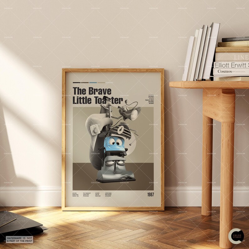 The Brave Little Toaster, Retro Movie Poster, Midcentury Modern, Retro ...