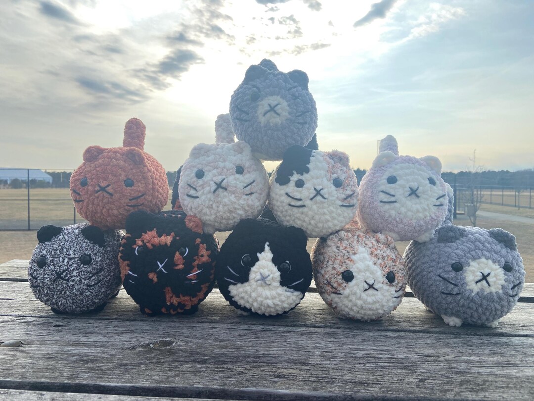 Handmade Crochet Loaf Cats | Crochet Loaf Cat | Cat Plushie | Gift for ...