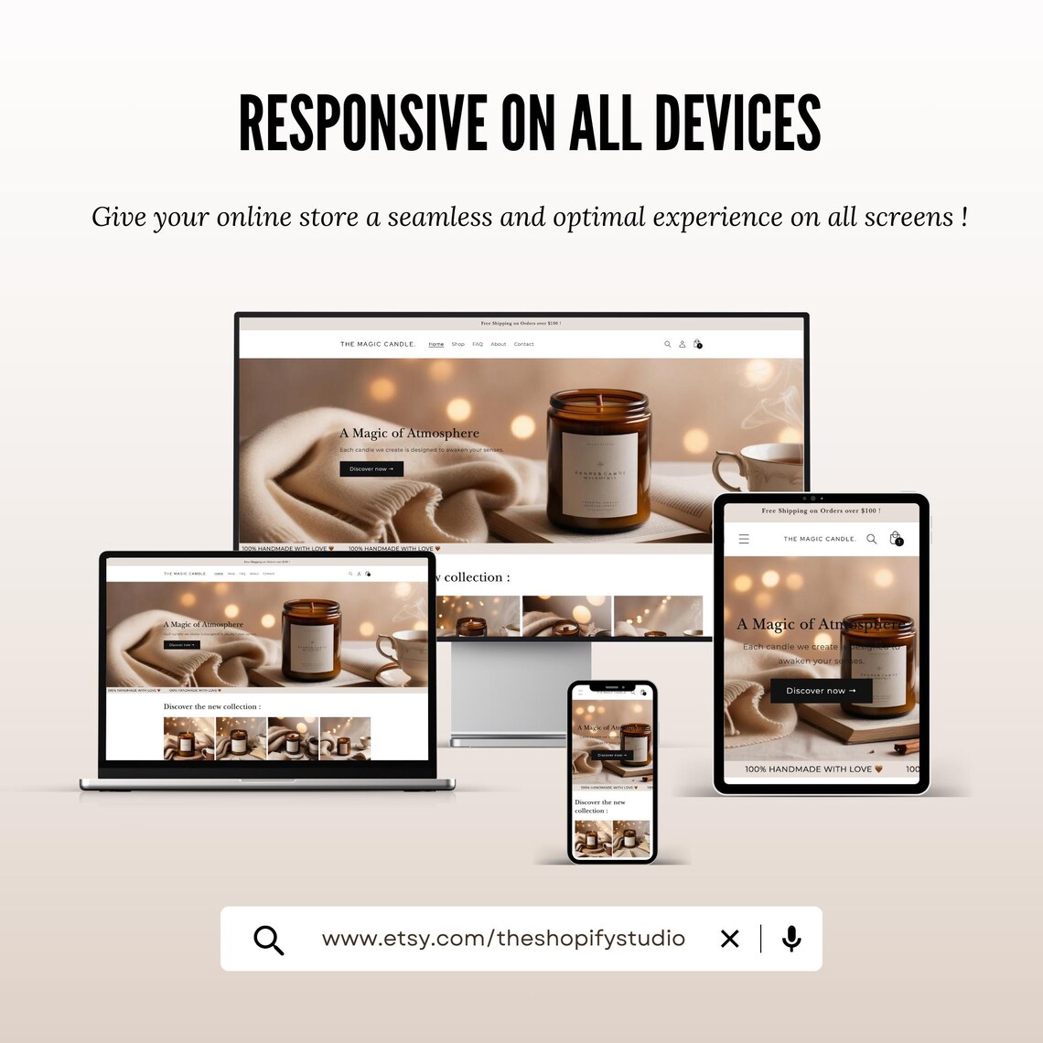 Candle Website Template, Candle Shopify Theme, Shopify 2.0 Theme ...