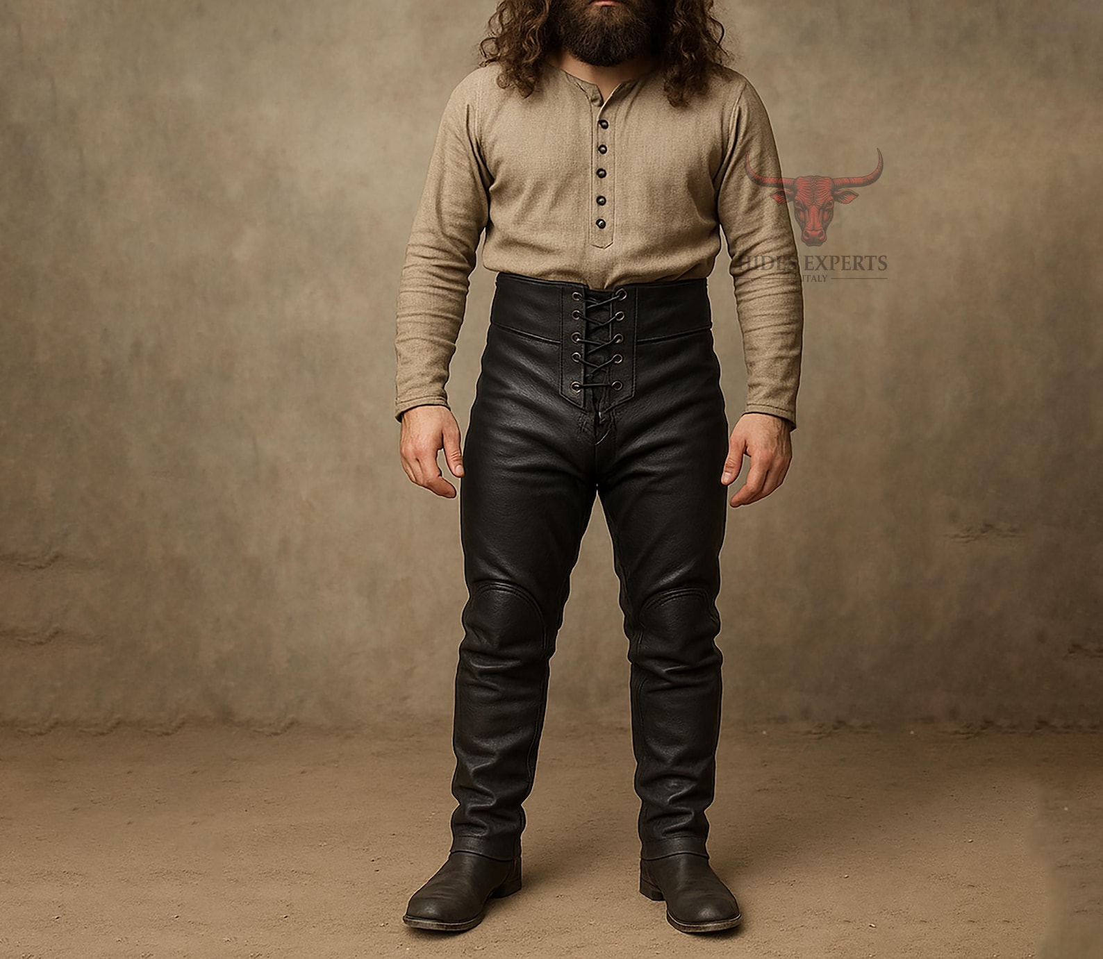 Custom Black Italian Leather Cosplay Pants - Handmade - Etsy