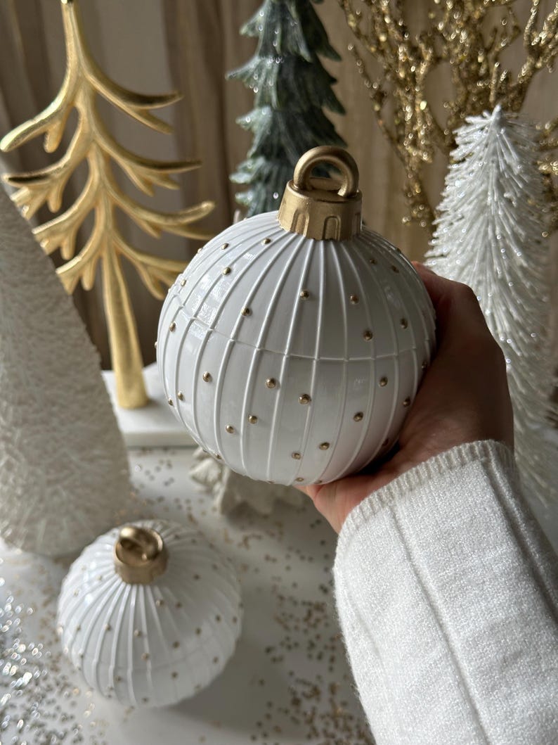 Christmas Bauble Candle: Ornament-style Decor - Etsy