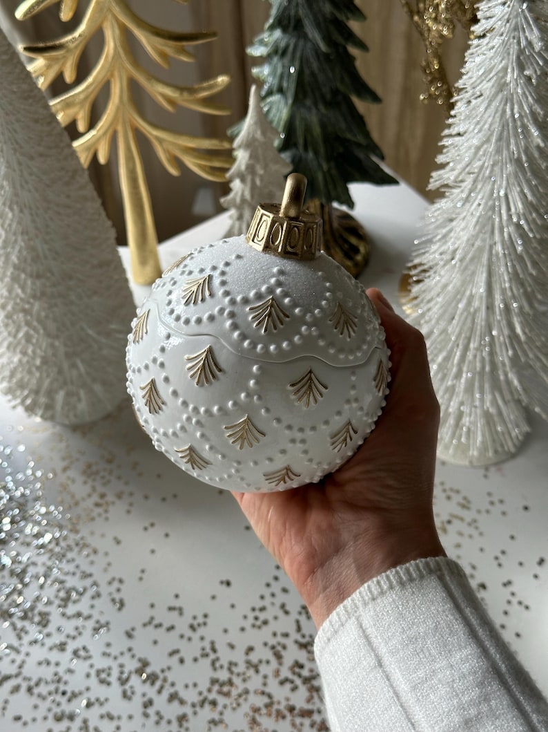 Christmas Bauble Candle: Ornament-style Decor - Etsy