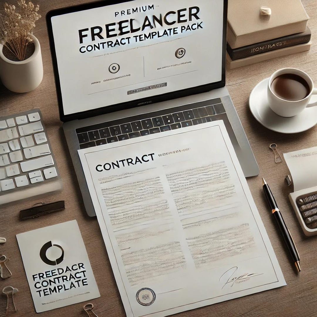 Freelancer Contract Template Pack | Editable Legal Agreements & Invoice ...