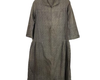 Antique 19th Victorian Brown Plaid Day Dress - Etsy Antique 19th Victorian Brown Plaid Day Dress - Etsy