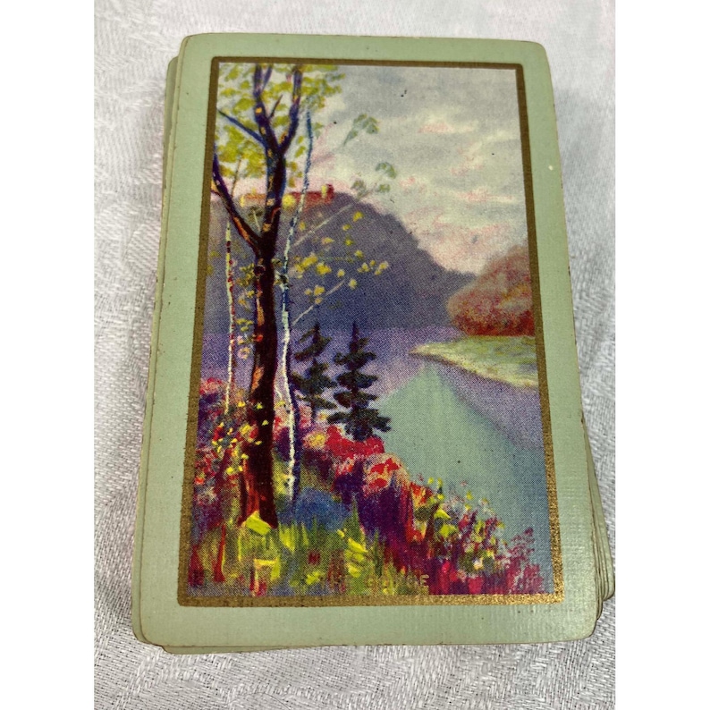 Antique 1928 20s Congress 606 Playing Cards Deck Bridge - Etsy
