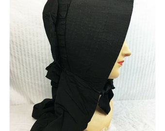 Black Amish Bonnet - Etsy
