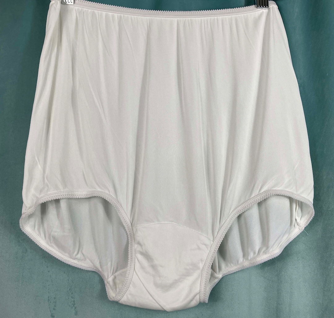 Sz 10 30-40 Spun-lo Tricot Granny Panty High Waist Granny White - Etsy