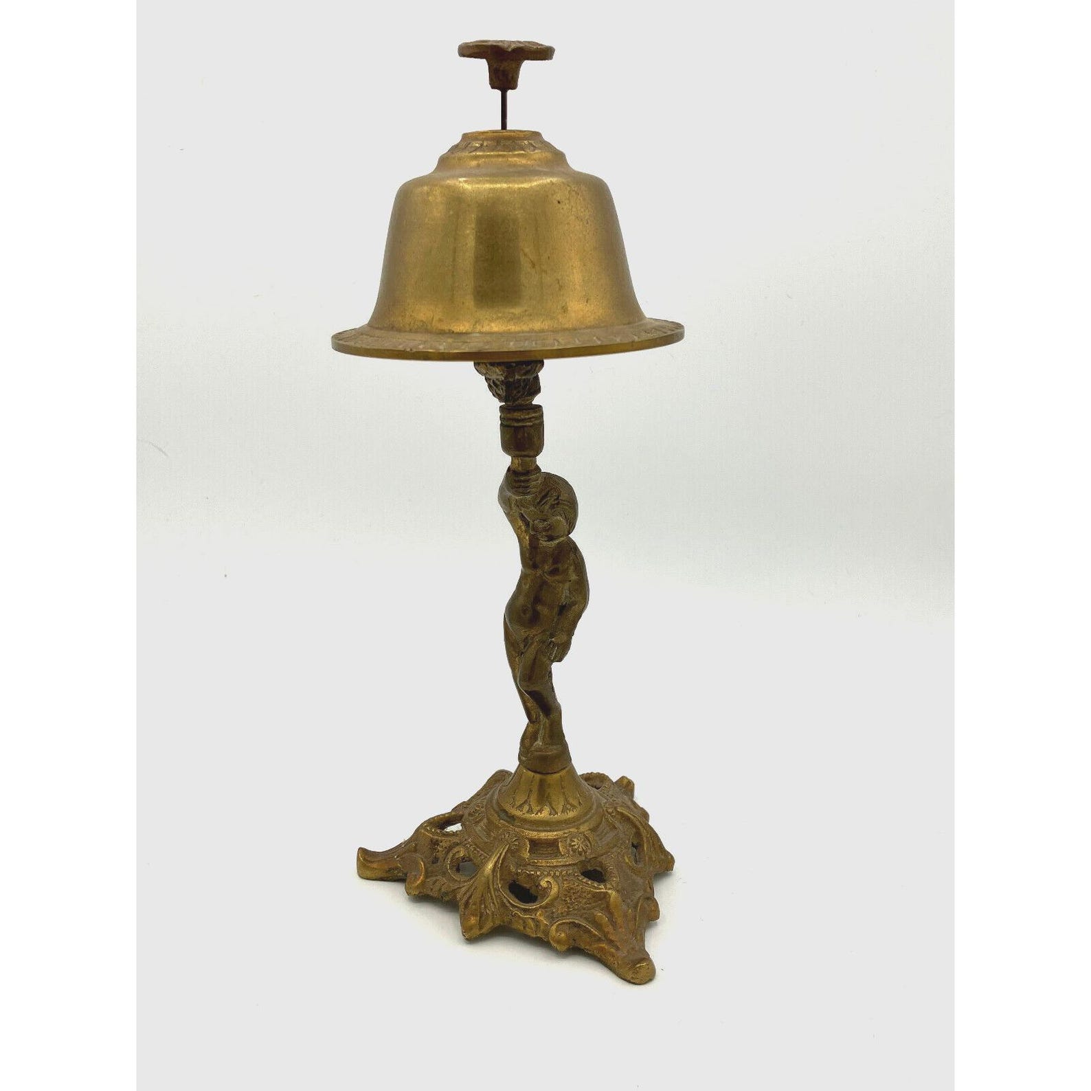 Antique Service Bell Cherub Figural Victorian Edwardian Hotel Store ...