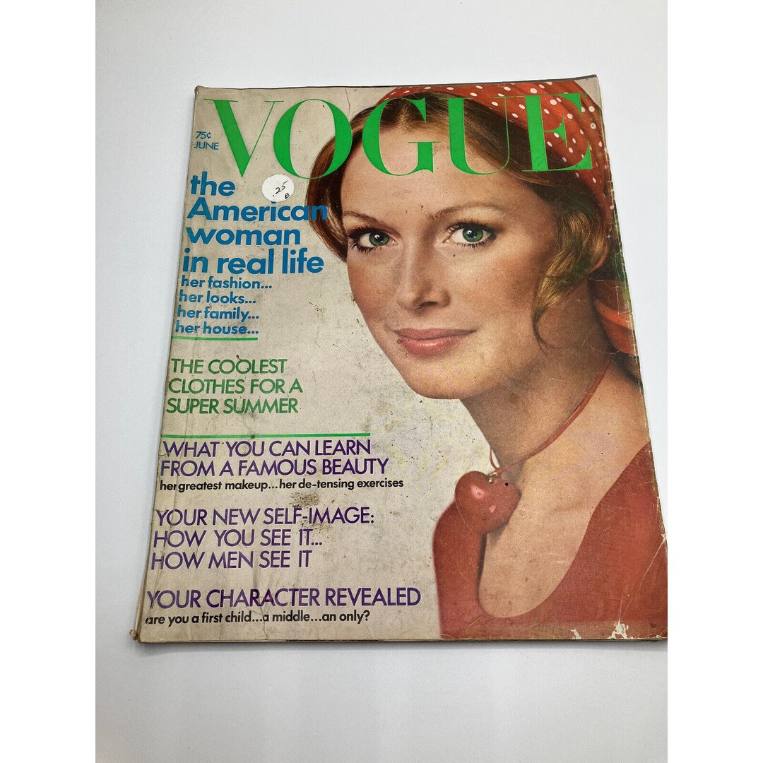 Vogue Magazine June 1972 Karen Graham Helmut Newton - Etsy