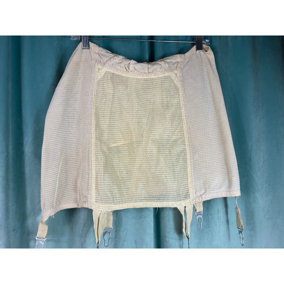 Vintage 30s 40s Bottom Girdle Summer Mesh as Found - Etsy