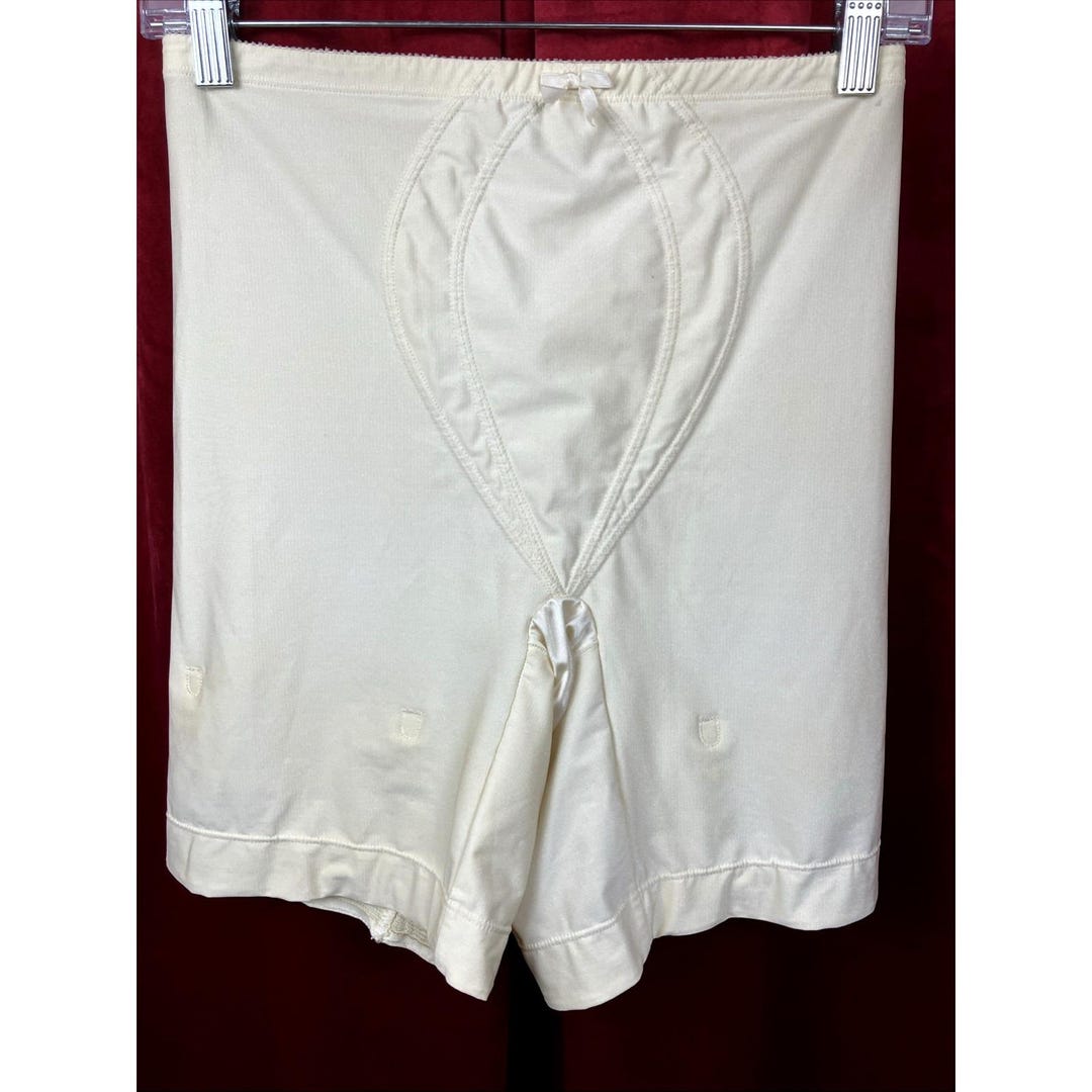 Xl Vintage Warners Full Comfort Bottom Girdle With Garter - Etsy