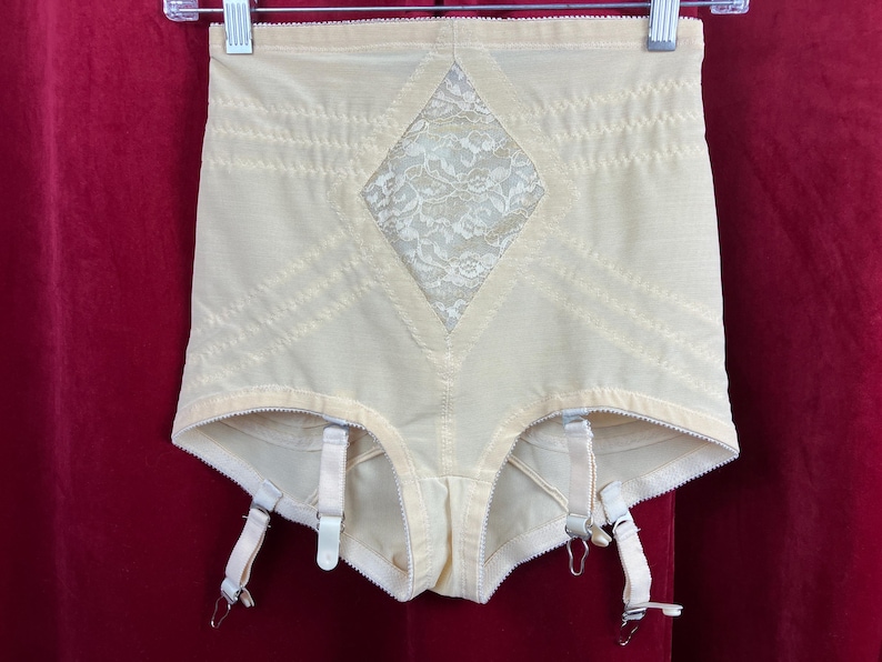 XXL Rago Attached Garters Corset Girdle Granny Panty Brief Vintage Pin ...