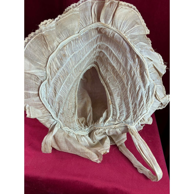 RARE Regency Day Bonnet C 1820s Early 19th C Antique White - Etsy
