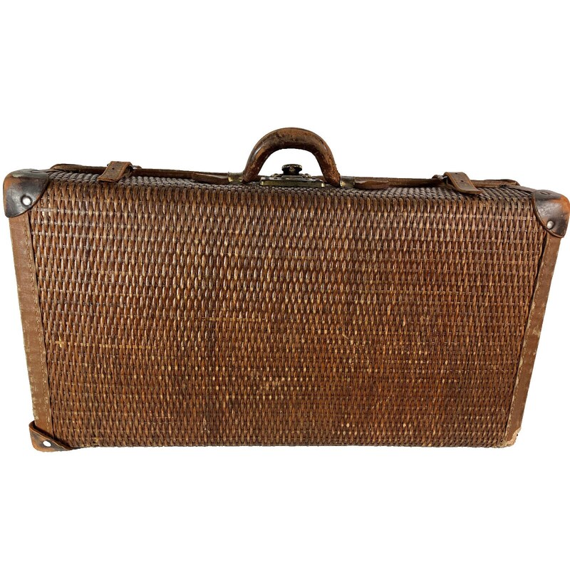 Wicker Suitcase - Etsy