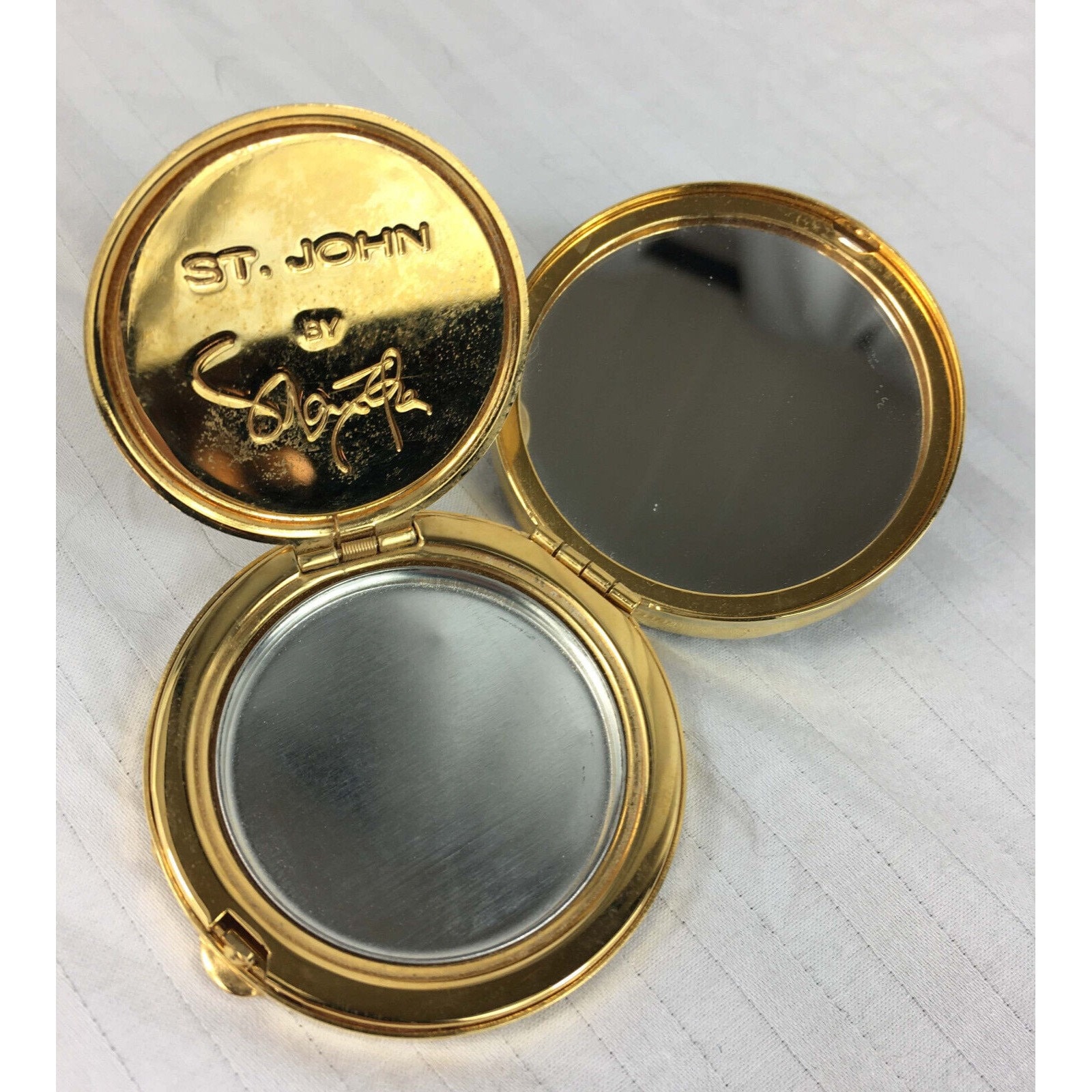 RARE Vintage St John Honey Bee Sunflower Mirror Compact Case - Etsy