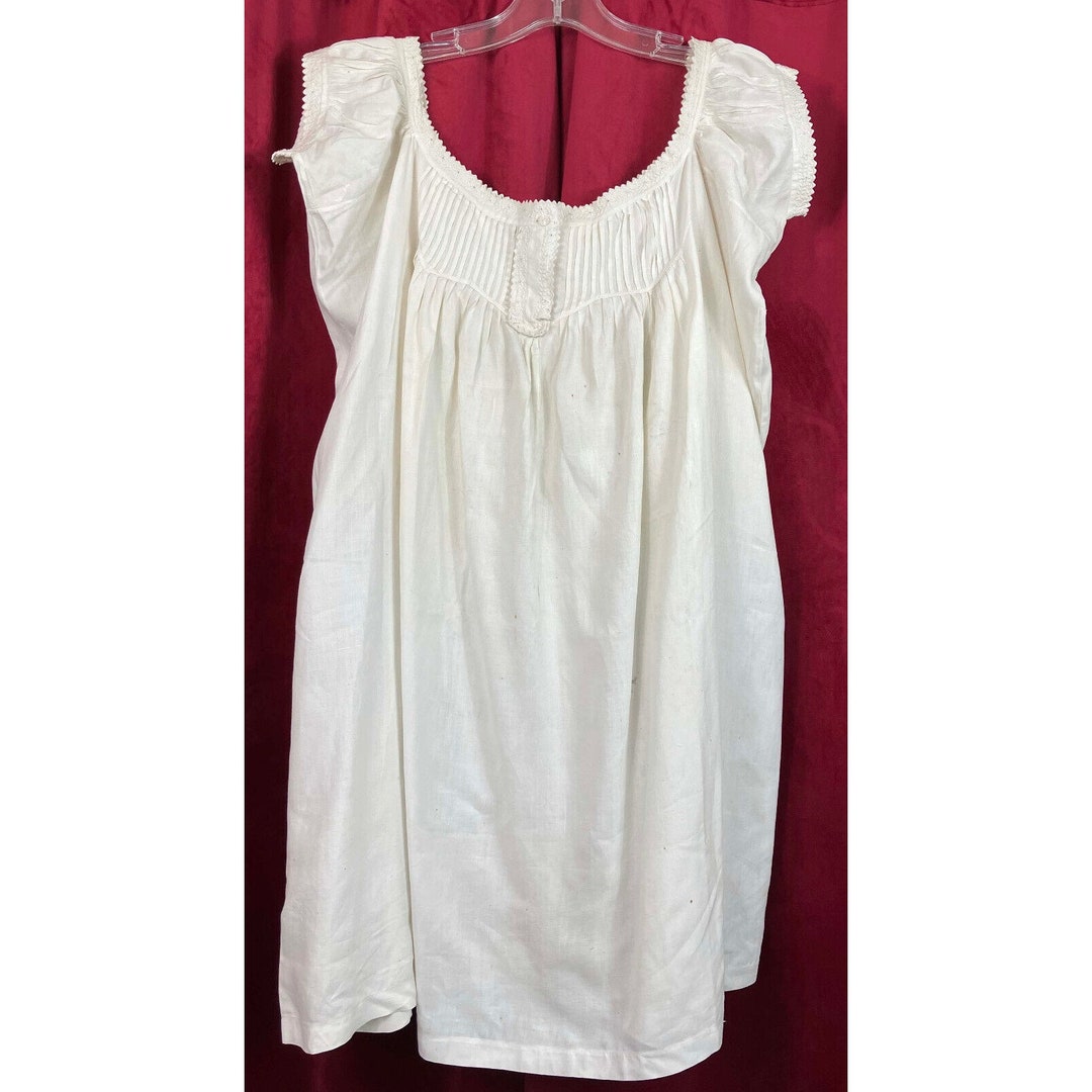 Antique Early Mid Victorian Chemise Under Corset Liner Gown - Etsy