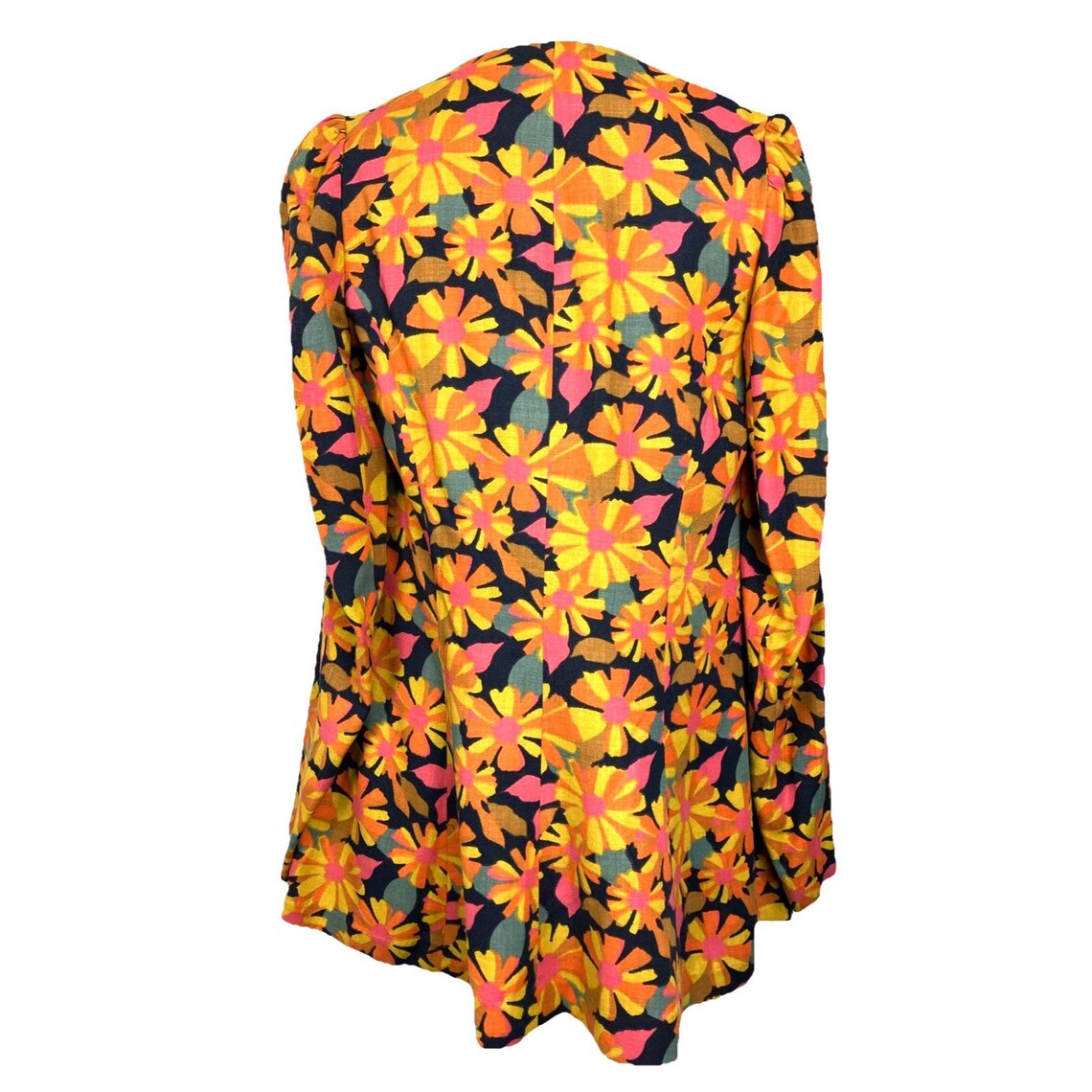 RARE Biba Vintage 60s 70s Flower Power Jacket - Etsy