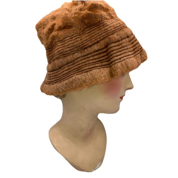 UNUSUAL older Wool Bucket Hat 1900 1910 20s Women’s S… - Gem