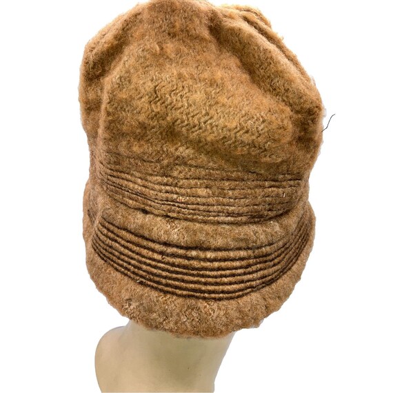 UNUSUAL older Wool Bucket Hat 1900 1910 20s Women’s S… - Gem