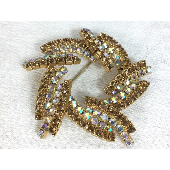 Vintage kramer pinwheel aurora - Gem