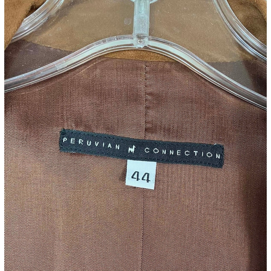 44 Peruvian Connection Men's Suede Jacket Brown Safari 2 Button - Etsy