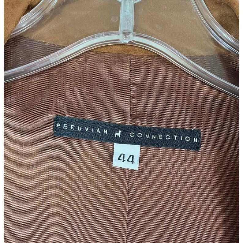 44 Peruvian Connection Men's Suede Jacket Brown Safari 2 Button - Etsy