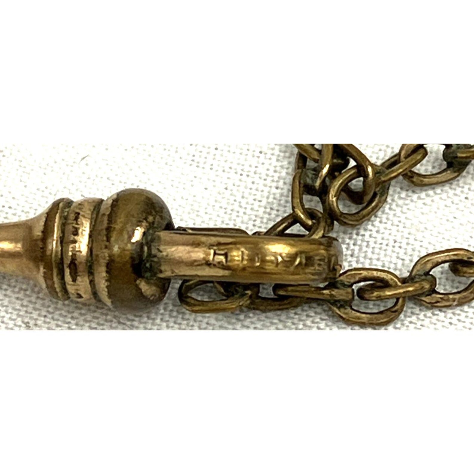Antique Victorian Slide Chain Necklace Signed Humeo - Etsy