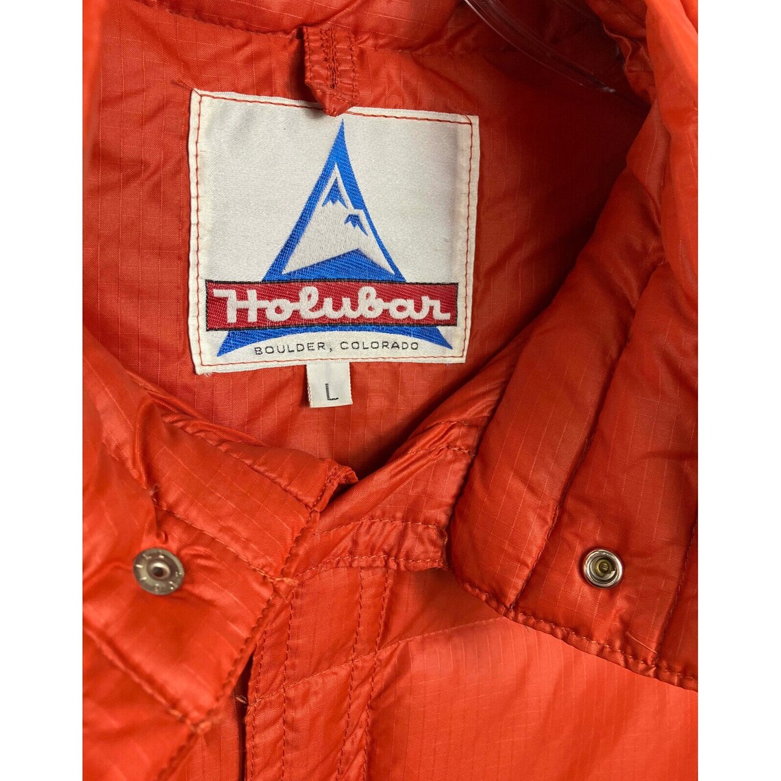 L Vintage 80s Holubar Boulder Colorado Puffer Down Fill Vest Jacket ...