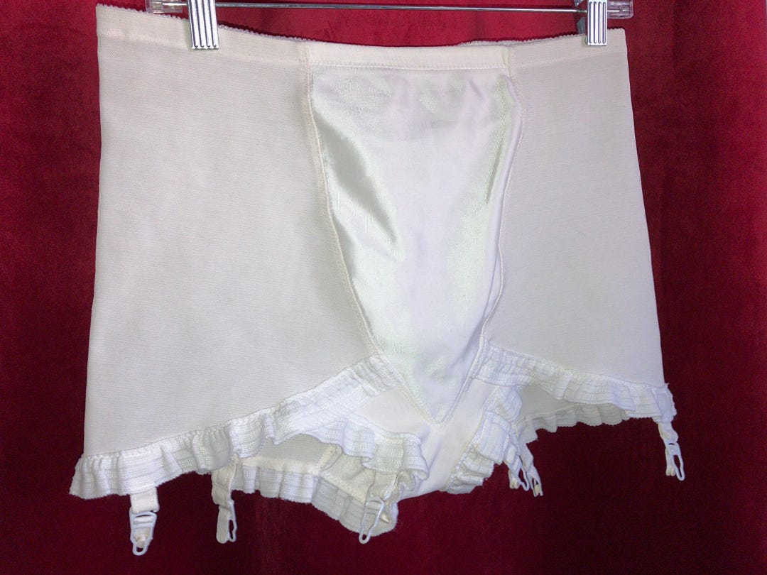 Fits 20 - 46 Waist Adonna Granny Panty Girdle W Attached Garters - Etsy