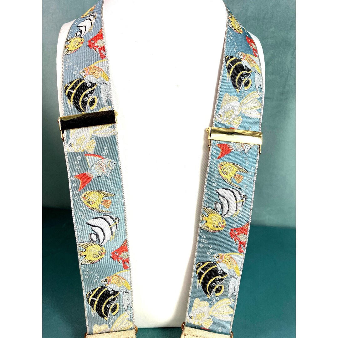 Trafalgar Novelty Limited Edition Braces Fish Underwater Sea Suspenders ...