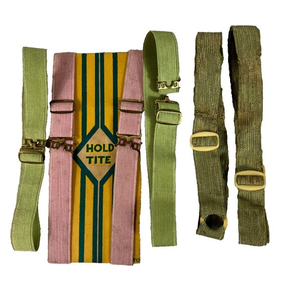 NOS 2 Vintage 1920s 30s Elastic Garter Leg Bands + Us… - Gem