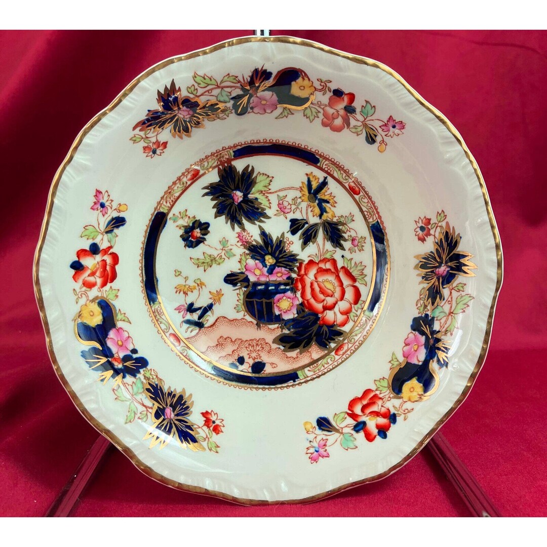 Vintage 1920s 30s Mason's Mandarin Ironstone 6 Inch Cereal Bowls ...