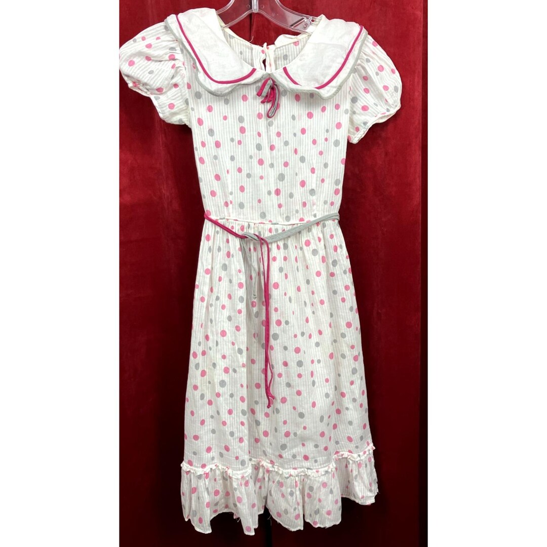 Vintage Early 1930s Dots Cotton LOVE Label Party 30s Dress Girl - Etsy