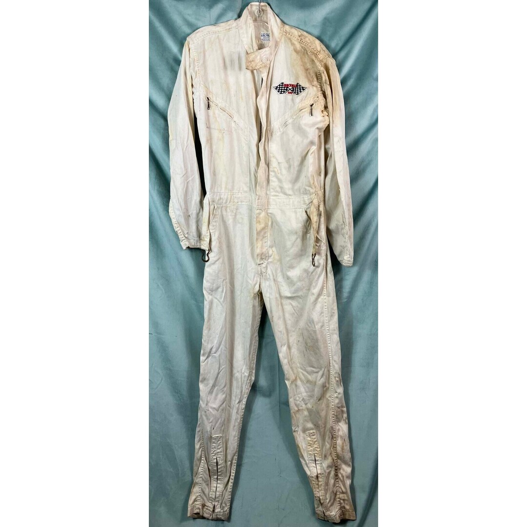 40s 50s Vintage Hinchman 500 Racing Suit Indianapolis Patina Drag ...