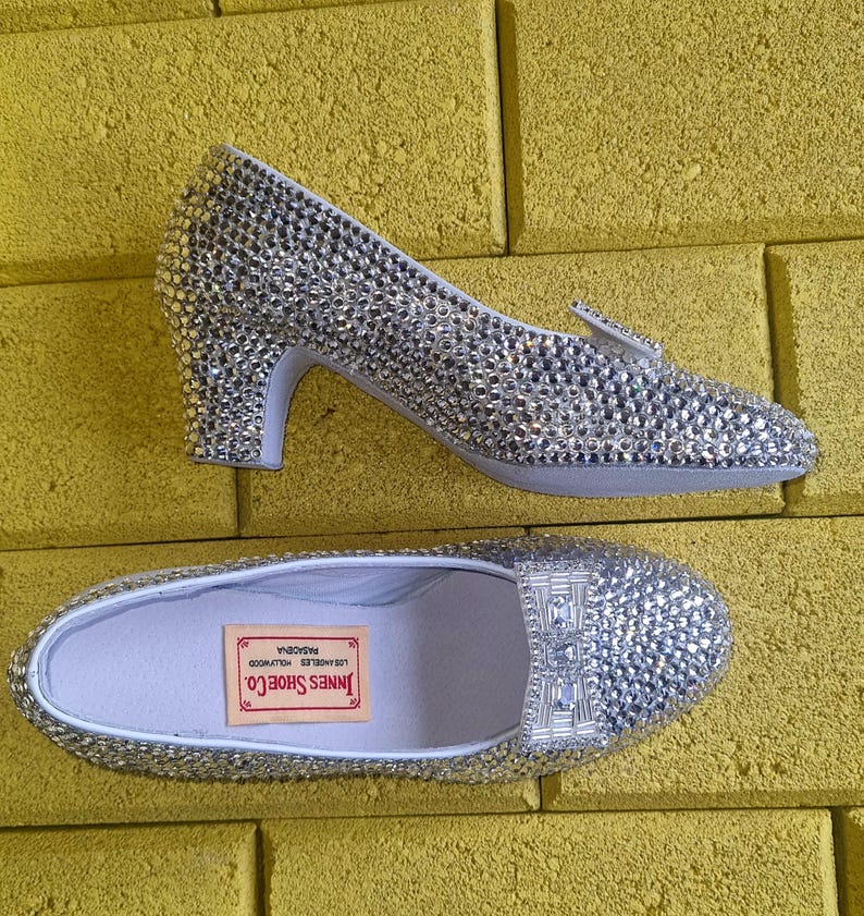 Dorothy's Silver Crystal Ruby Slippers - Wearable Replica Costume ...