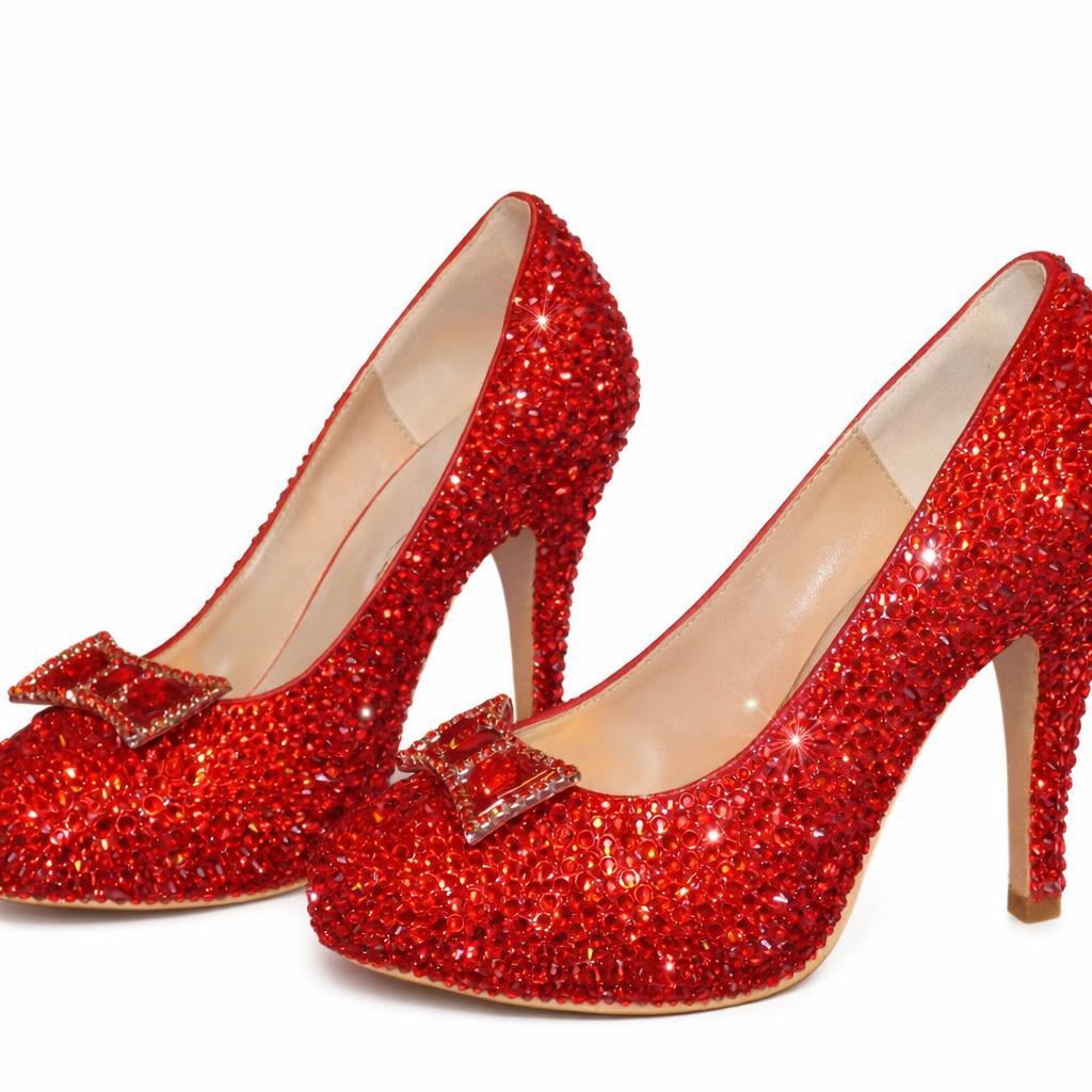 Dorothy's Swarovski Stiletto Ruby Red Crystal Ruby Slippers - Wearable ...