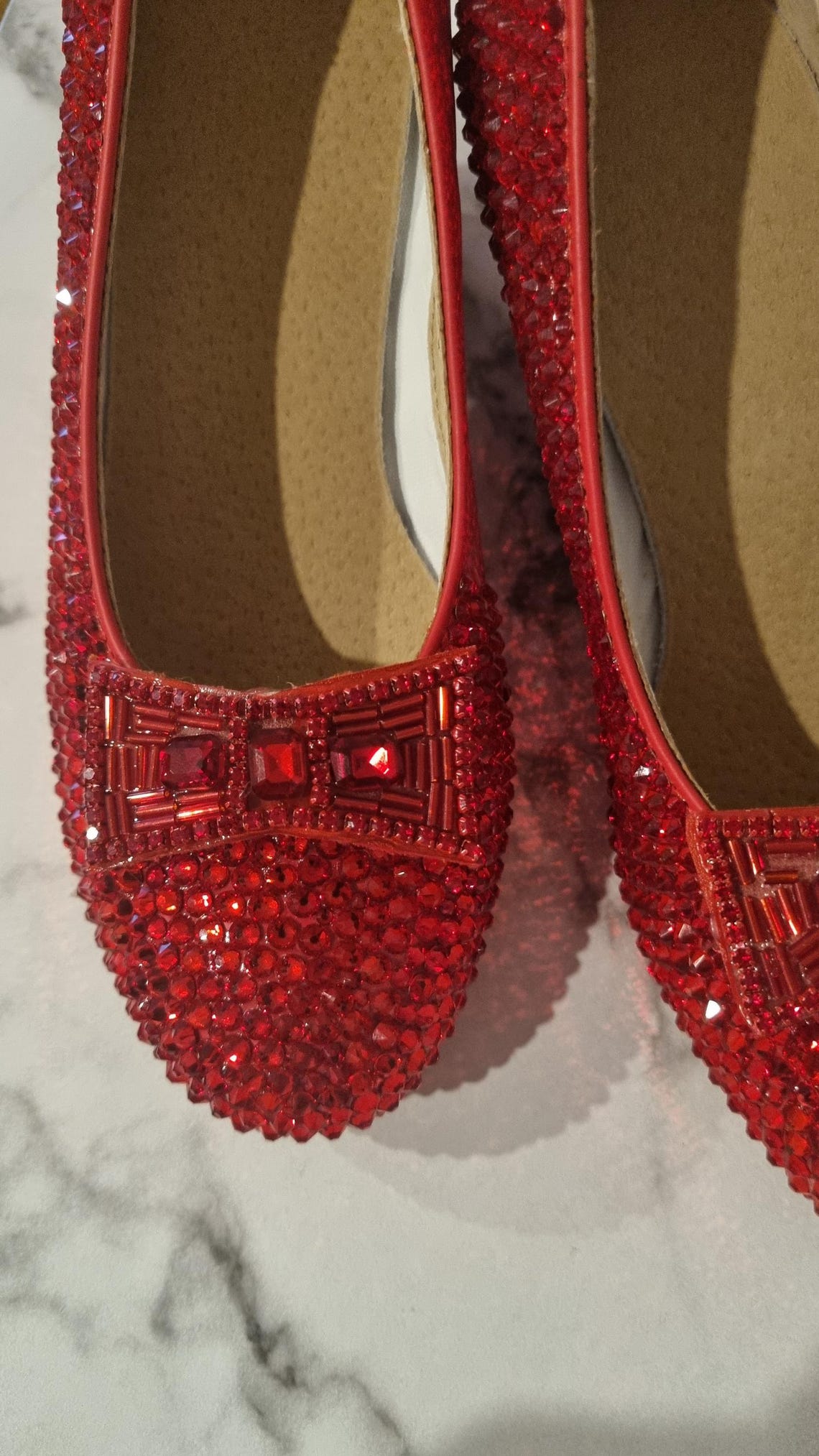 Dorothy's Ruby Red Crystal Ruby Slippers - Wearable Replica Costume ...