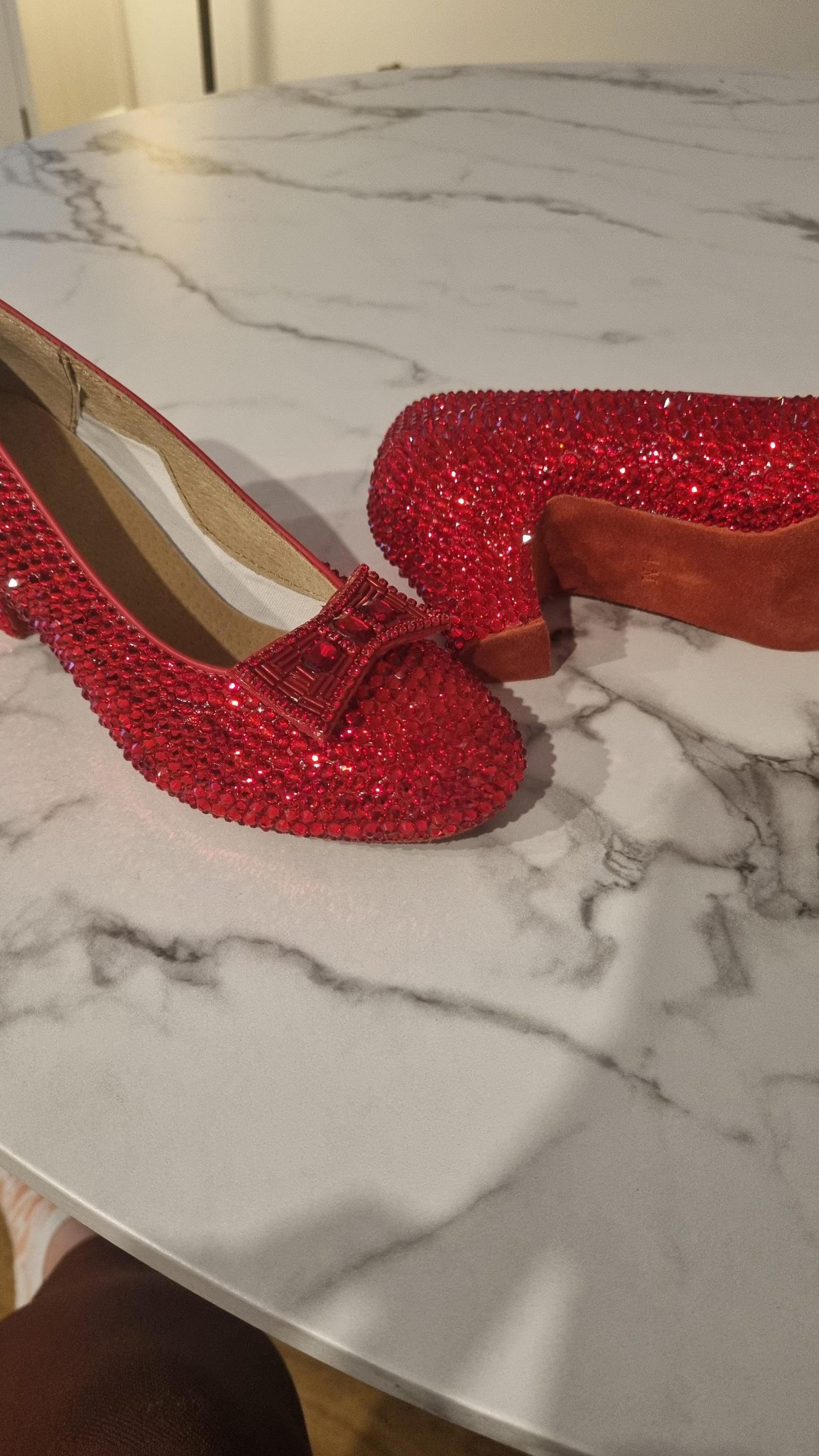 Dorothy's Ruby Red Crystal Ruby Slippers - Wearable Replica Costume ...