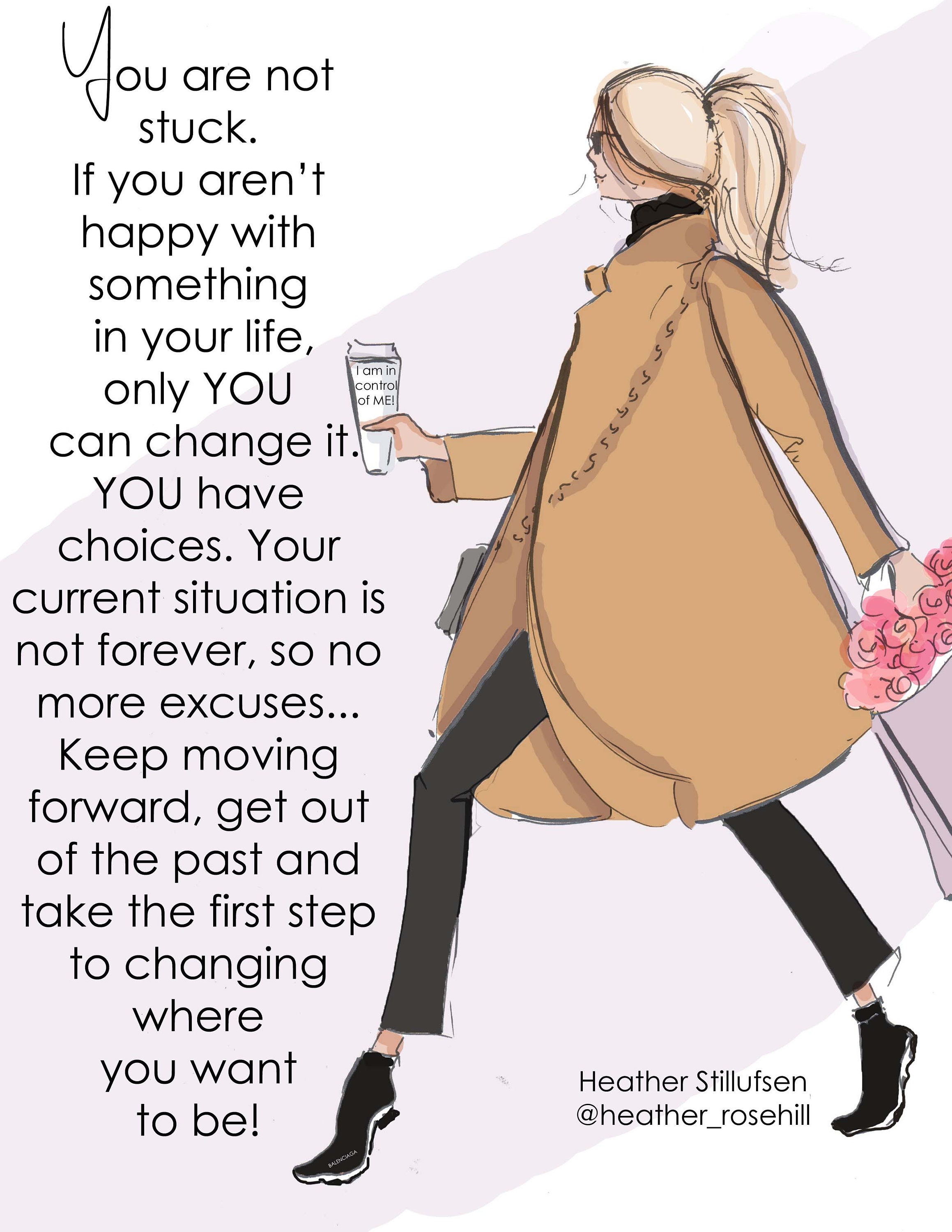 You Are Not Stuck Wall Art Print Motivational Art - Etsy Canada