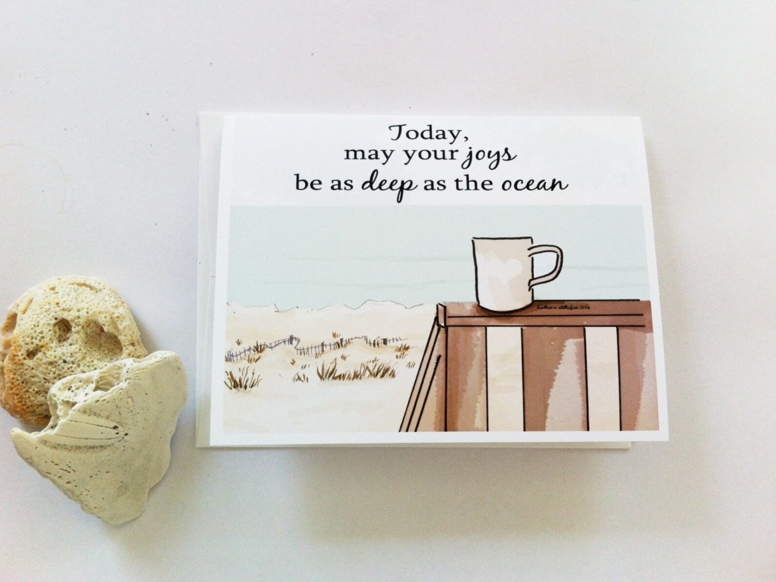 Birthday Card. Congratulations Card. Beach Card. Thinking of You Card ...